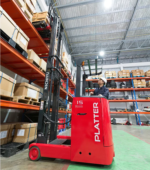 Explore the 2.5 Ton Nichiyu Electric Standing Reach Truck FBR25 - Ideal ...