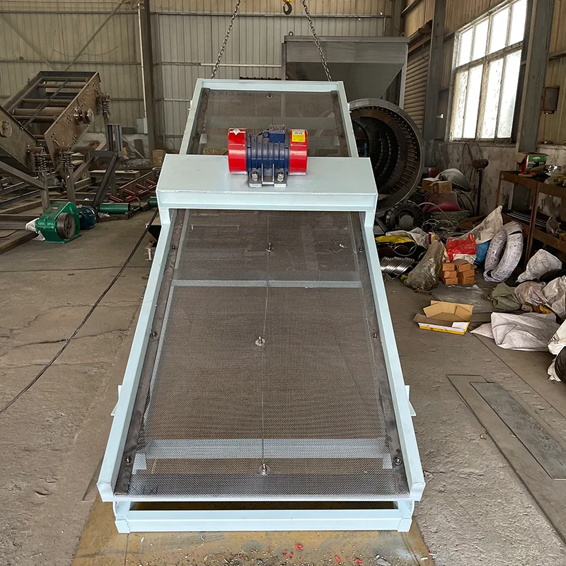 Small Stainless Steel Sand Rock Vibrating Screen Dewatered Sand ...