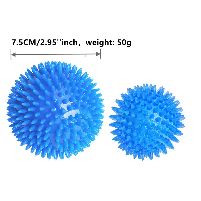 Pet Products Elastic LED Light-up Spike Ball Toy for Cats