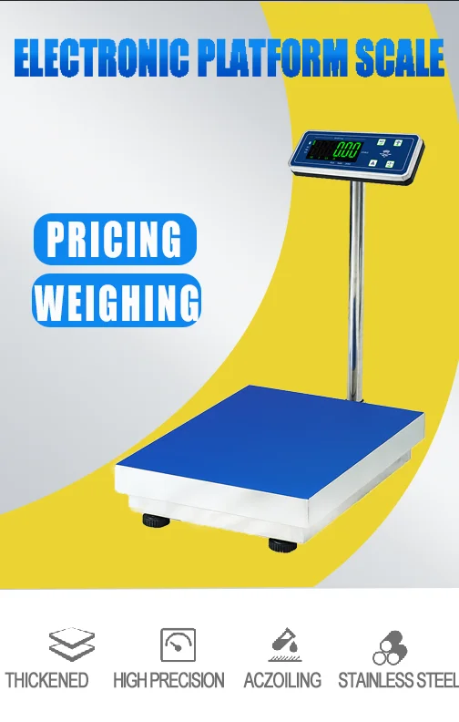 High Quality Heavy Duty Weighing Scale Tcs Platform Weighing Scale For Human Electronic Weight ...