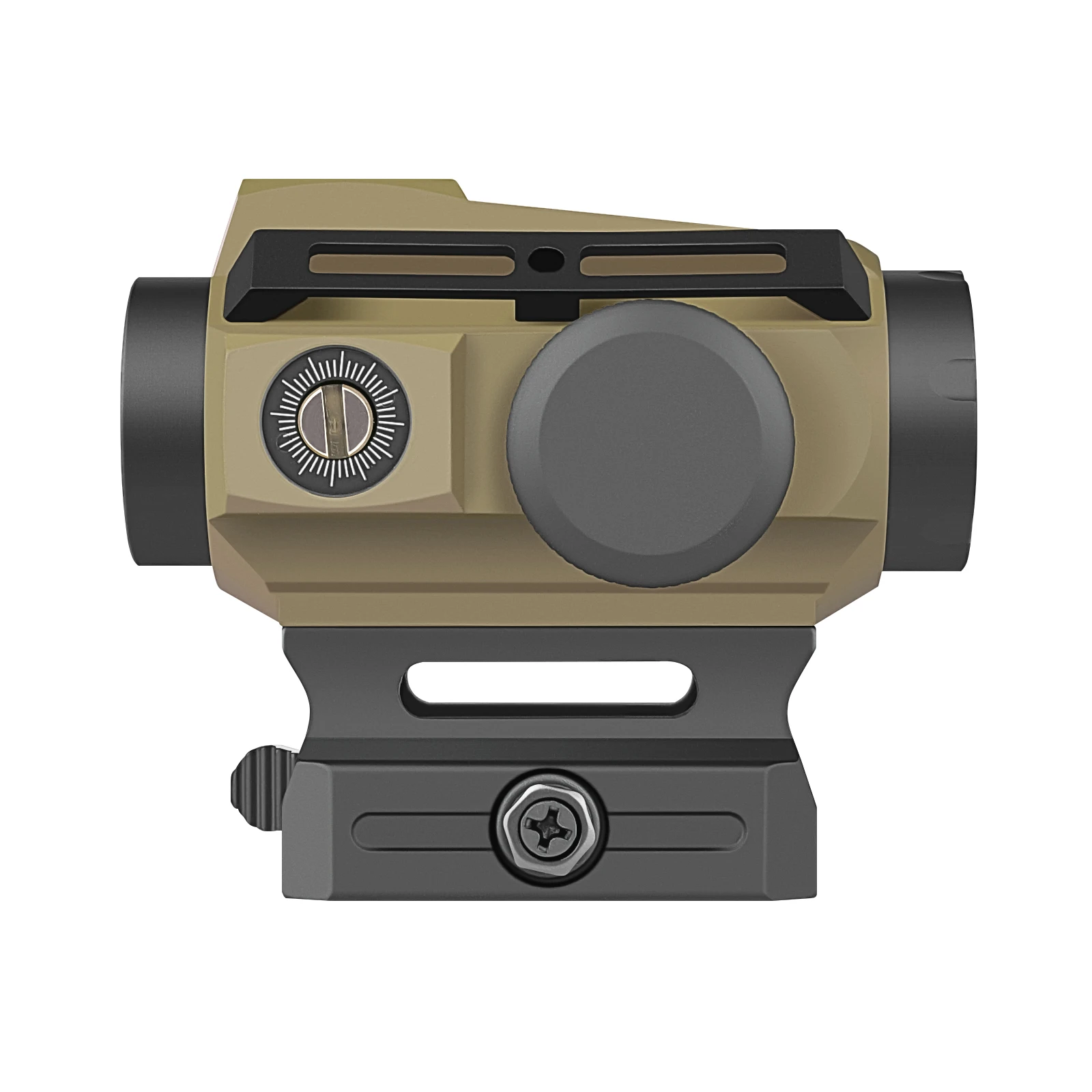 SPINA OTCIS Solar Energy Waterproof Tan Red Dot Sight Scope