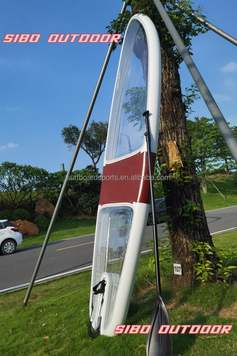 SIBO Clear Paddle Board - Enjoy Transparent Polycarbonate