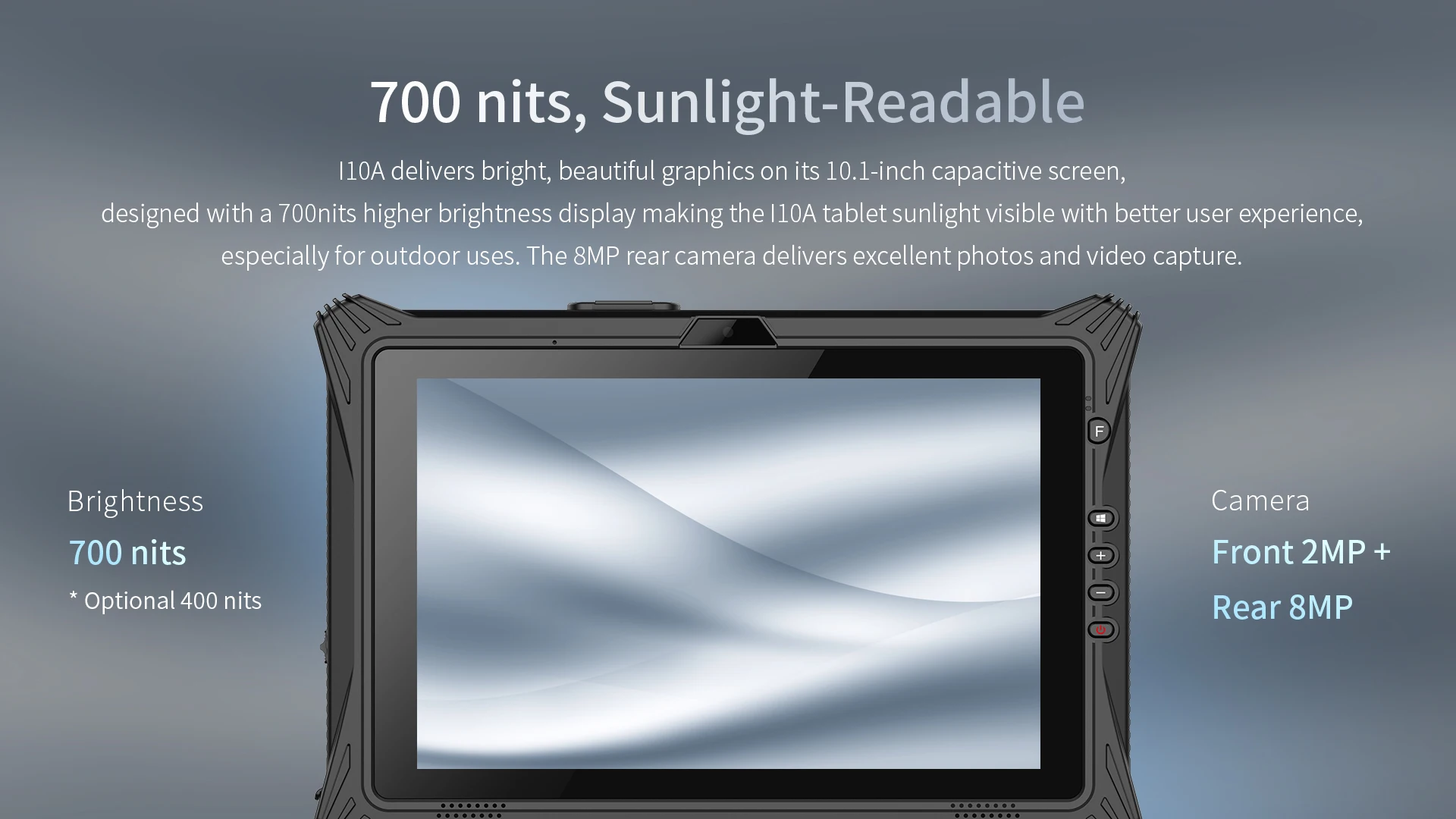 Windows 11 Tablet Pc Pda 10 Inch Touch Screen 700Nits Wifi 6 Panel Pc ...
