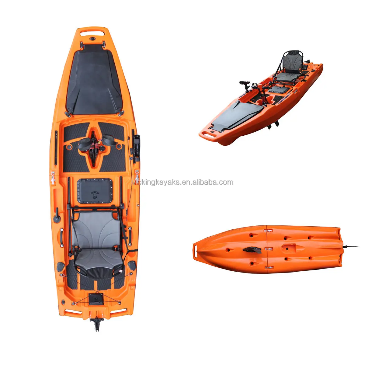 Vicking 1-Person Modular Kayak - Perfect for Fishing & Touring