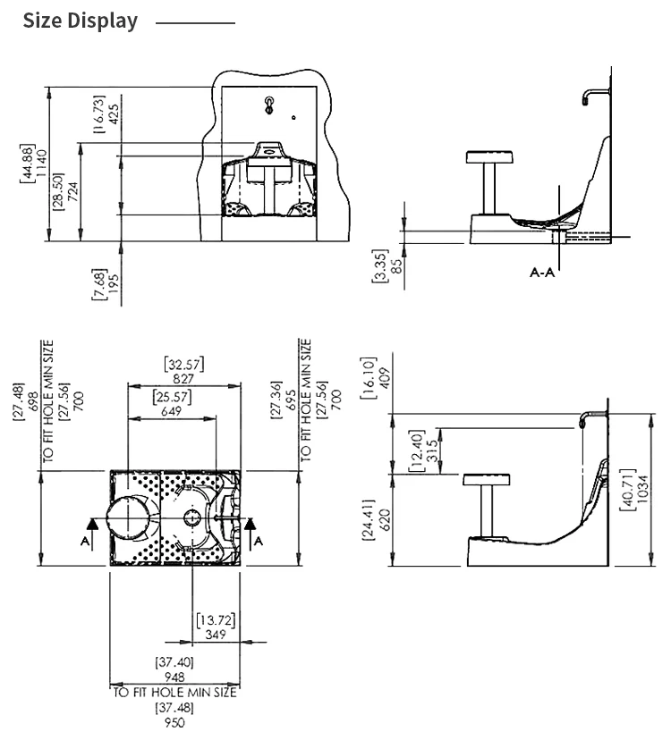 Kidoir Wudumate Prayer Ablution Station - Modern & Durable