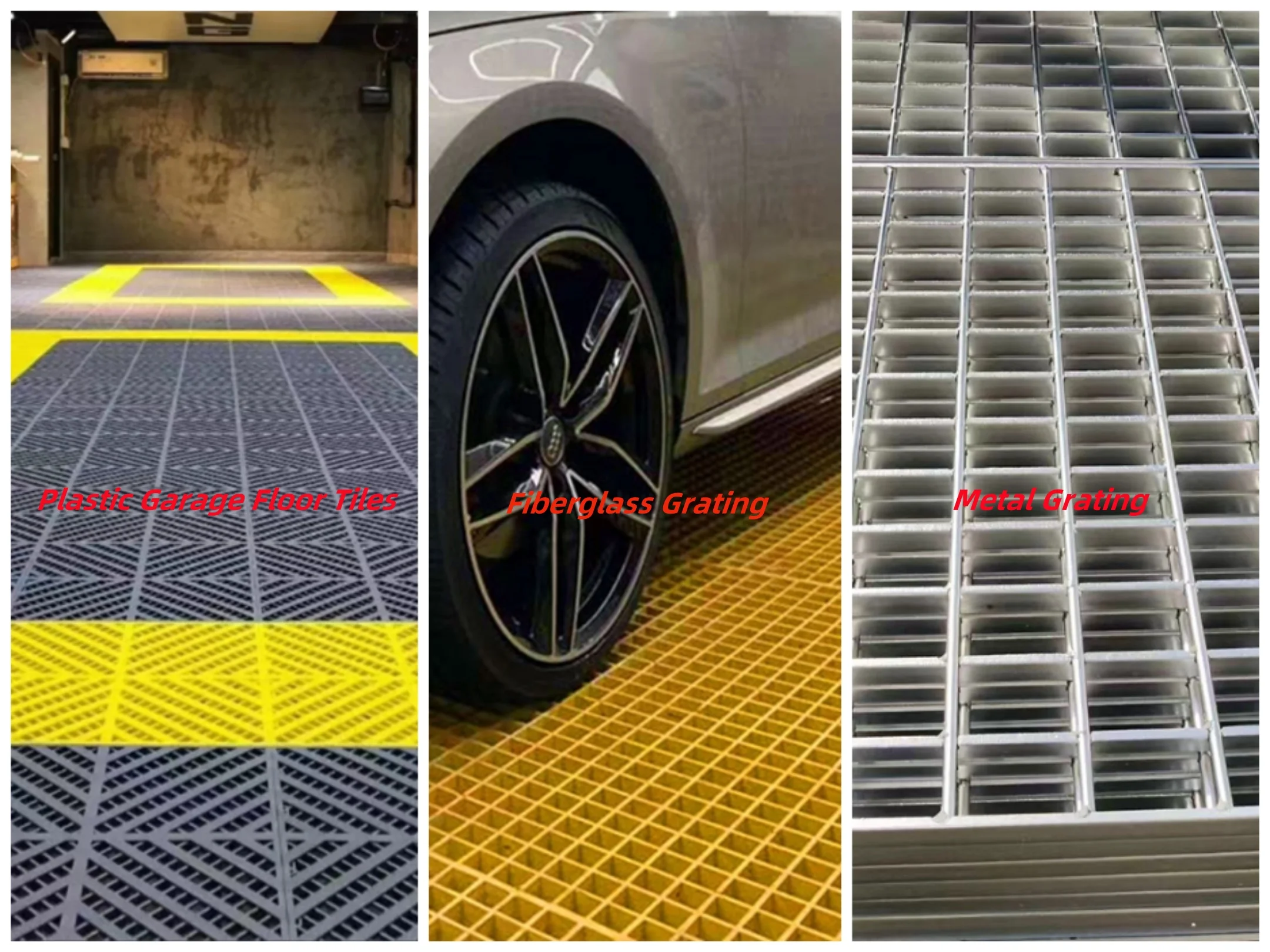 Modern Design Colorful Anti-Slip Click Interlocking PP Decking Garage ...
