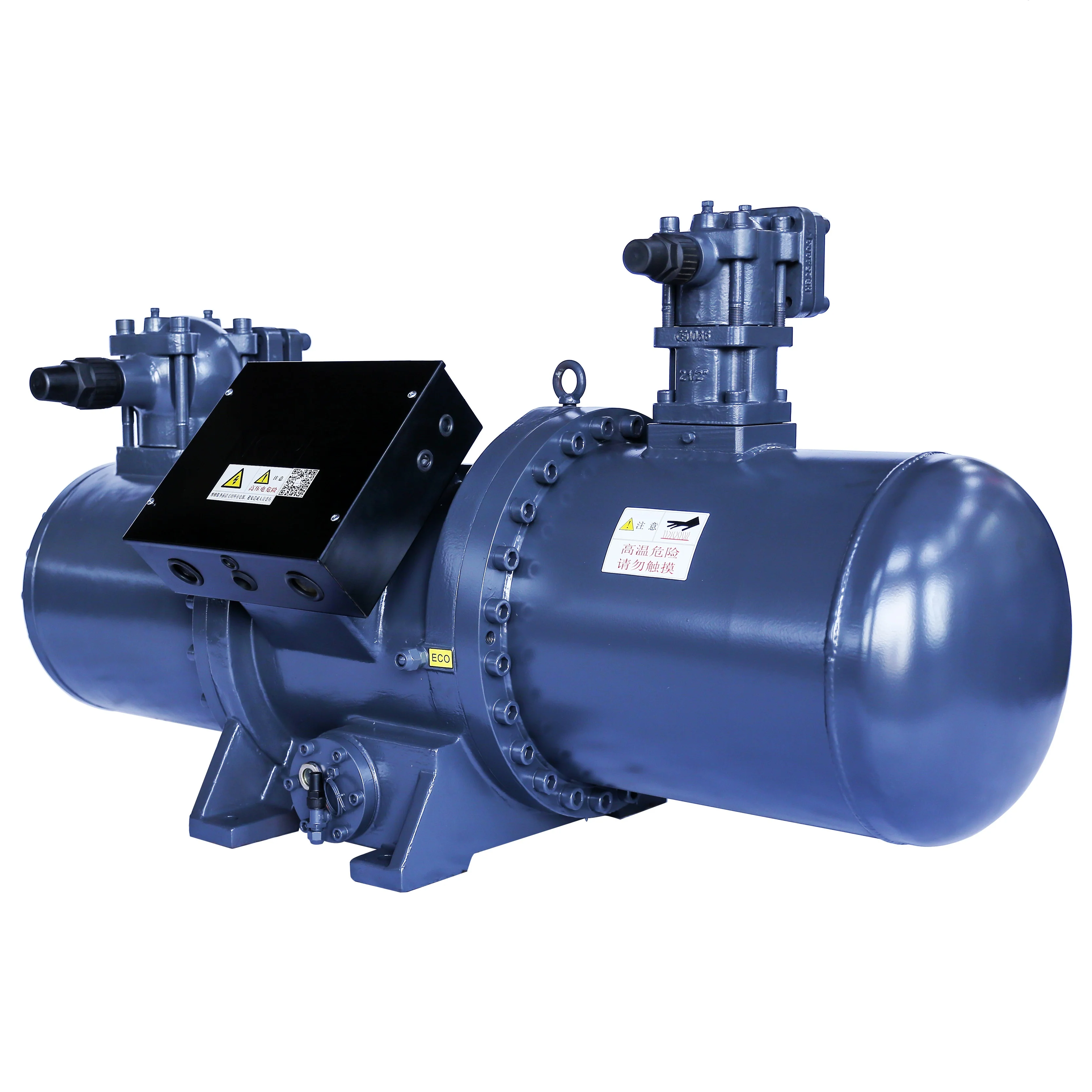 90HP Industrial Cold Room Compressor Condenser Unit Refrigeration Screw ...