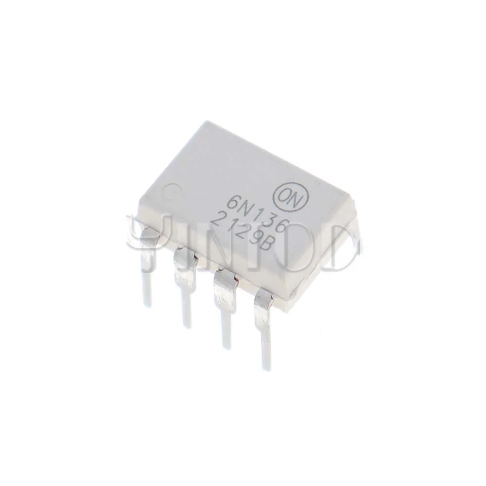Optocoupler Original New Logical Output 6n136 Transistor Ic Chip Dip-8 ...