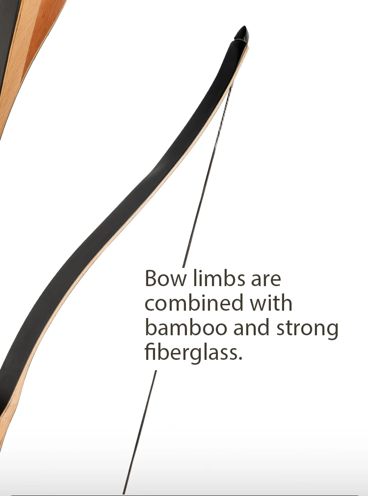 Archery Supplier Reflex Deflex Bow Laminated Riser Bamboo Core Limbs ...