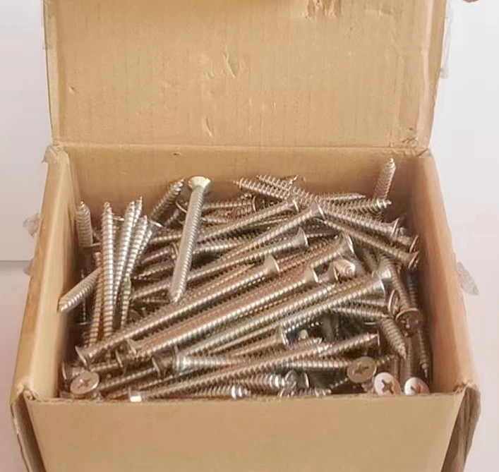 Cylindrical Head Torx Drive Double Thread Wood Screw Notched Hardwood ...