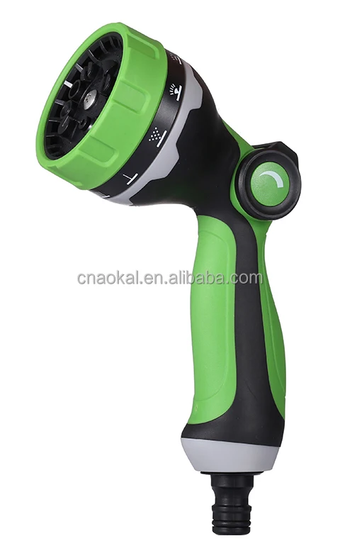 Garden10 Patterns Hose Nozzles Plastic Spray Gun With Flow Control ...