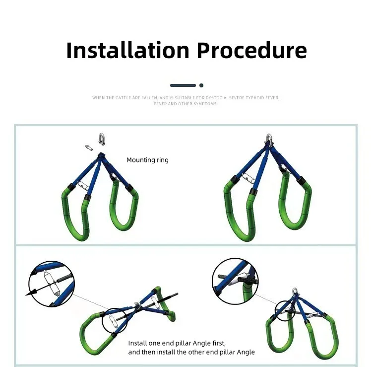 High Cost Effective Cattle Lifting Frame Poultry Farm Cow Lifting ...