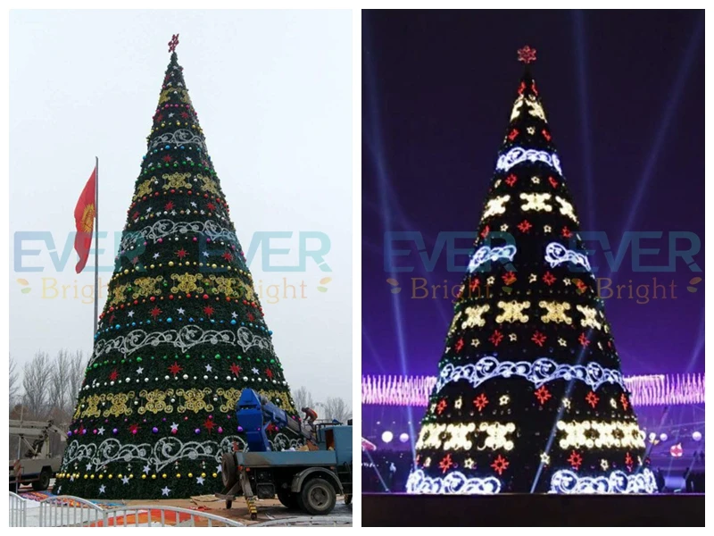 Hanging Tree Light Giant Led Tree Holiday 3d Christmas Trees - Buy ...