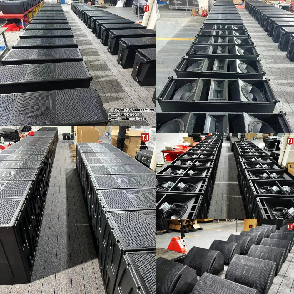 Professional Outdoor Stage 10-inch Line Array Speakers Church Sound System Concert Horn ...