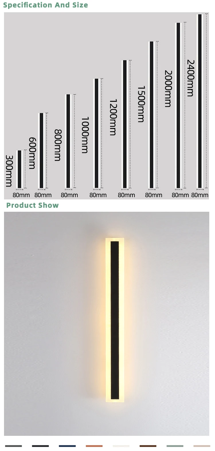 IP65 Waterproof Outdoor LED Wall Lights - 3000K Warm White