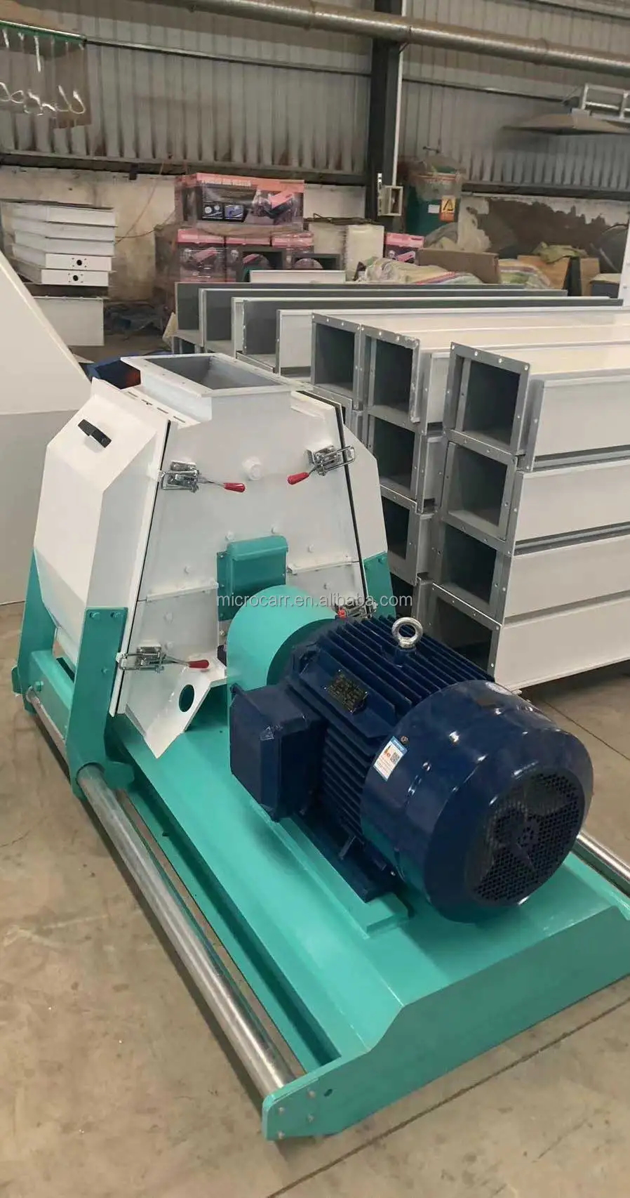 200 Kg Agricultural Waste Chicken Production Line Making Feed Pellet ...