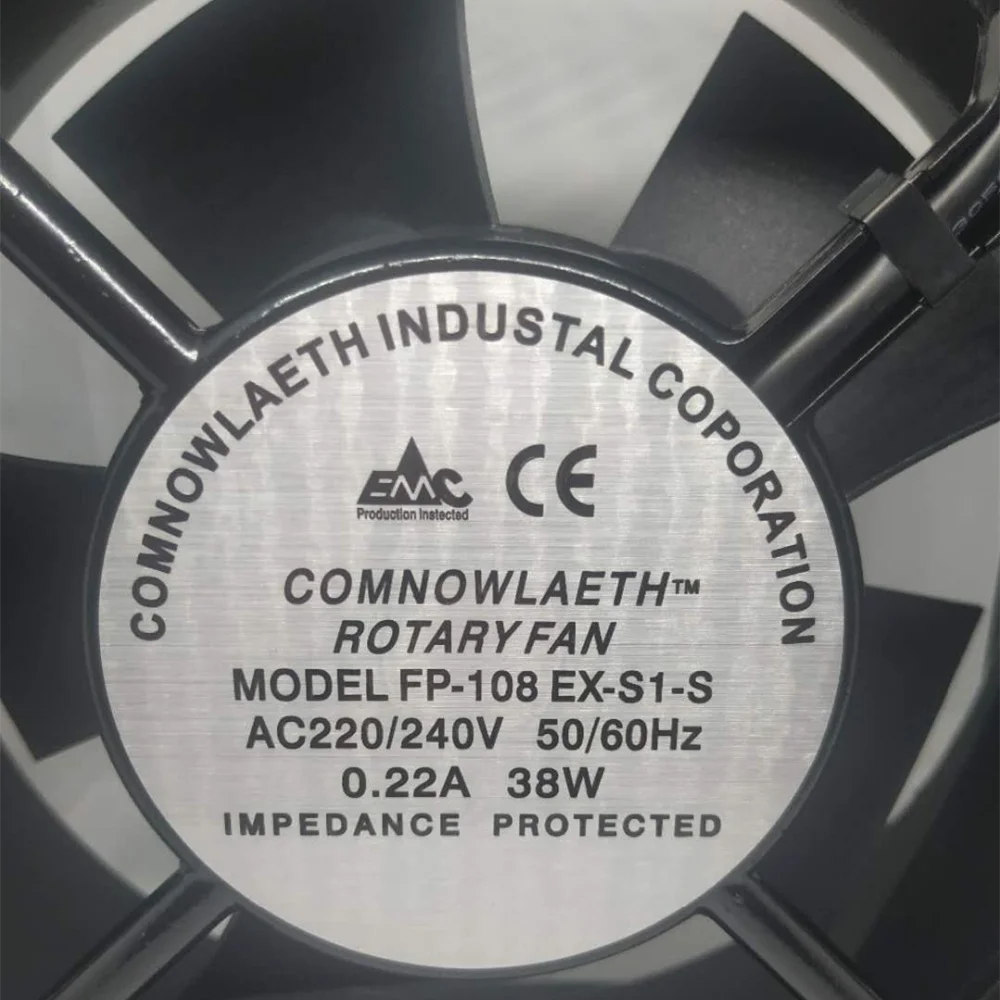 220v Commonwealth 15x15cm Cooling Rotary Fan 38w With Box Packing Fp-108ex-s1-s - Buy Exhaust ...