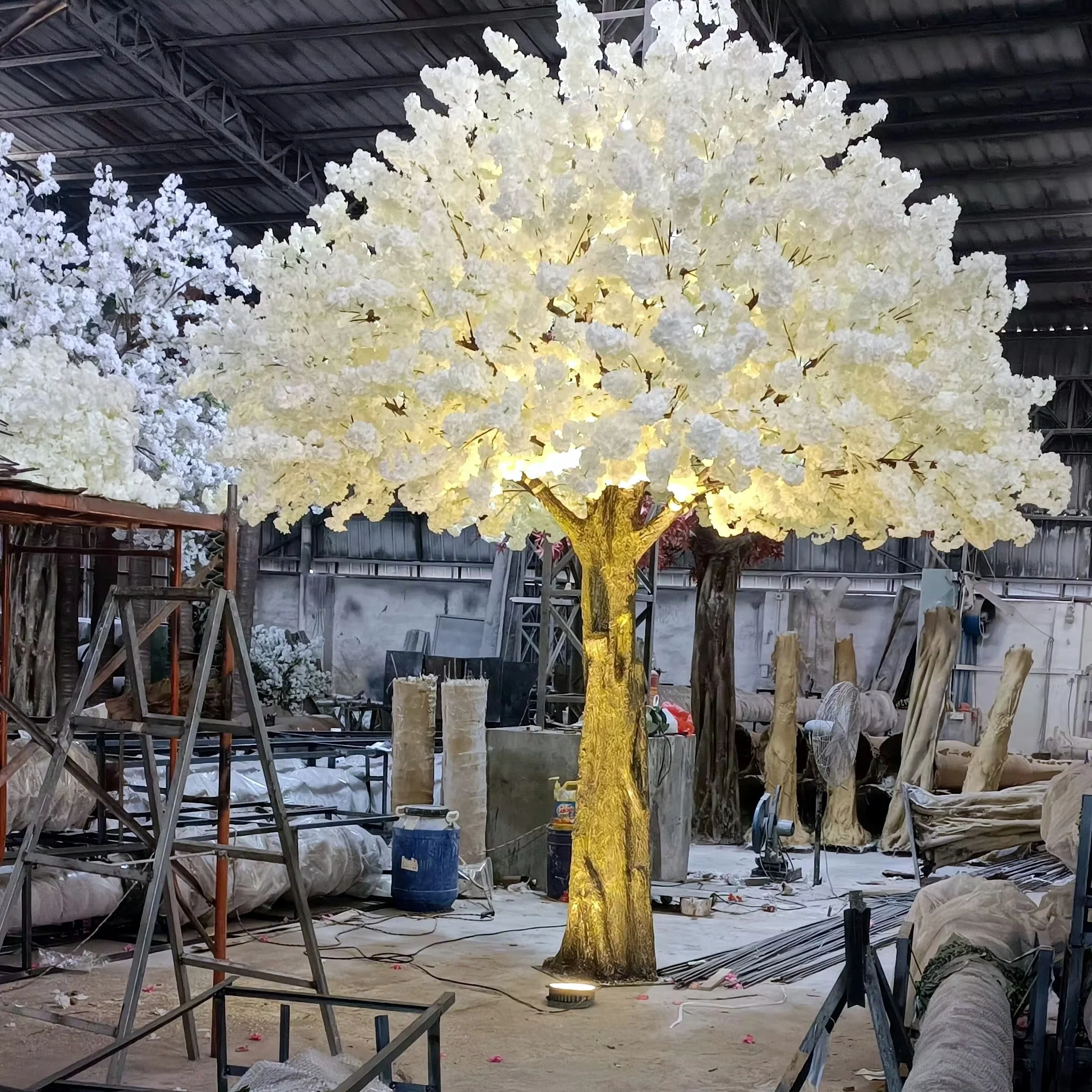 Artificial Cherry Blossom Tree LED Light Tree for Decoration Inside and ...