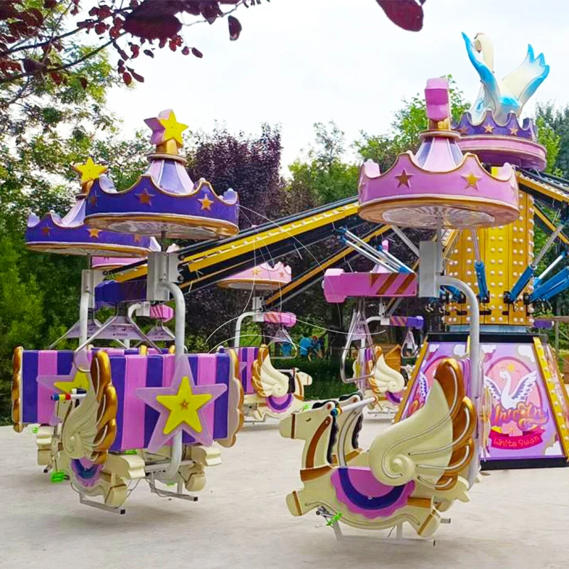 New Design Theme Park Entertainment Swan Kiddie Amusement Park Game ...