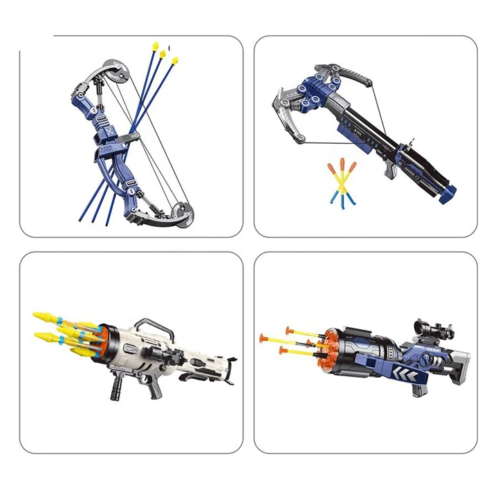 Hot Selling Kids Electric Rocket Launcher Gun Toy Safe Shooting B/o ...