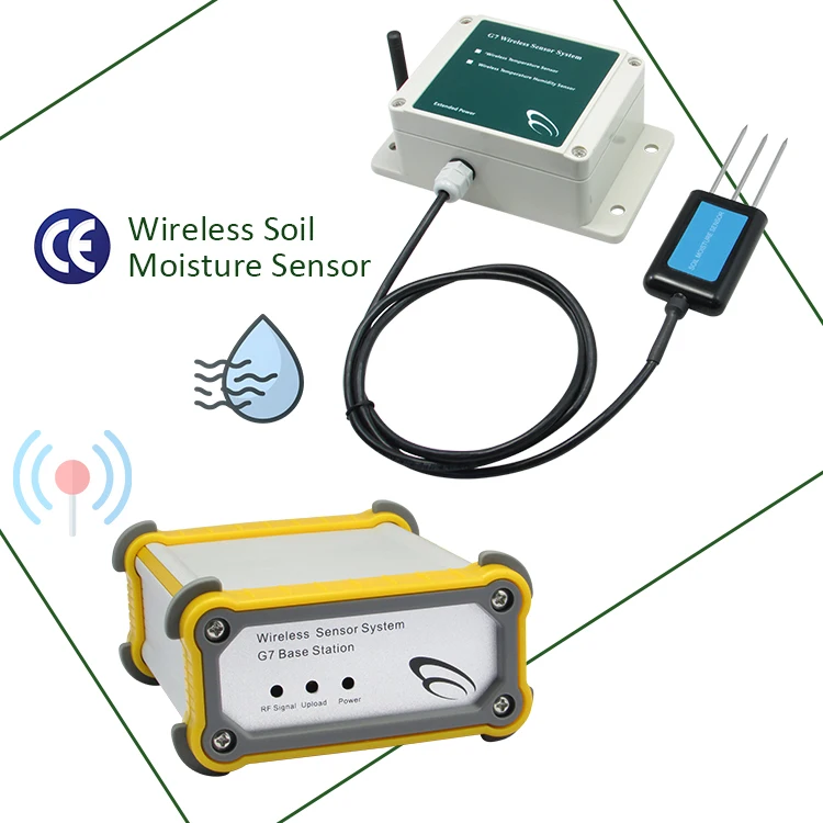 Agricultural Wireless Soil Moisture Sensor Rs485 Digital Signal Lorawan Gprs Agriculture Soil ...