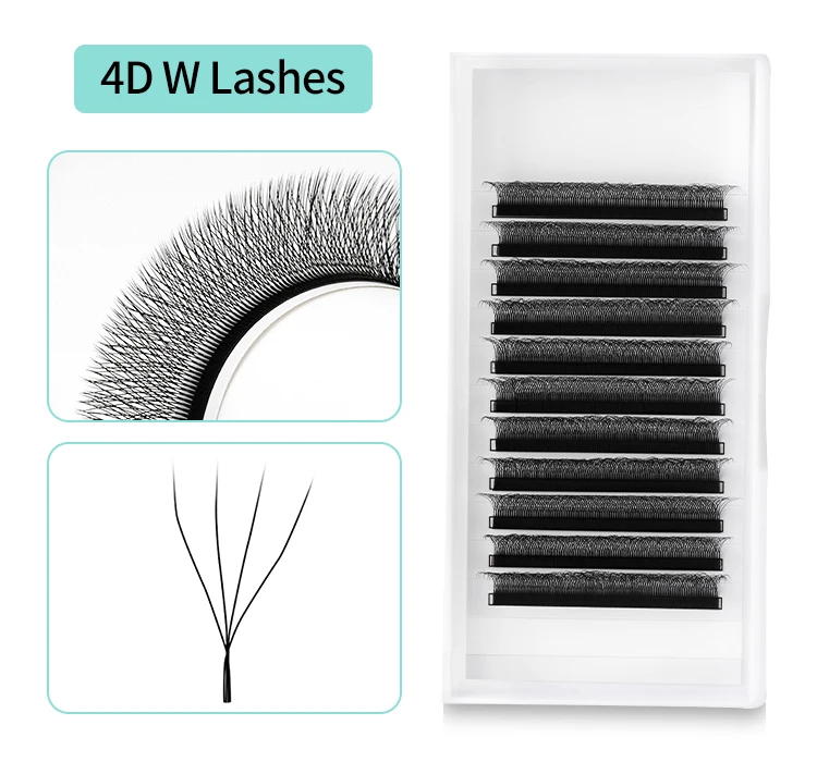 Wholesale Clover Lash Extensions - Ultra Deep Black C D Curl
