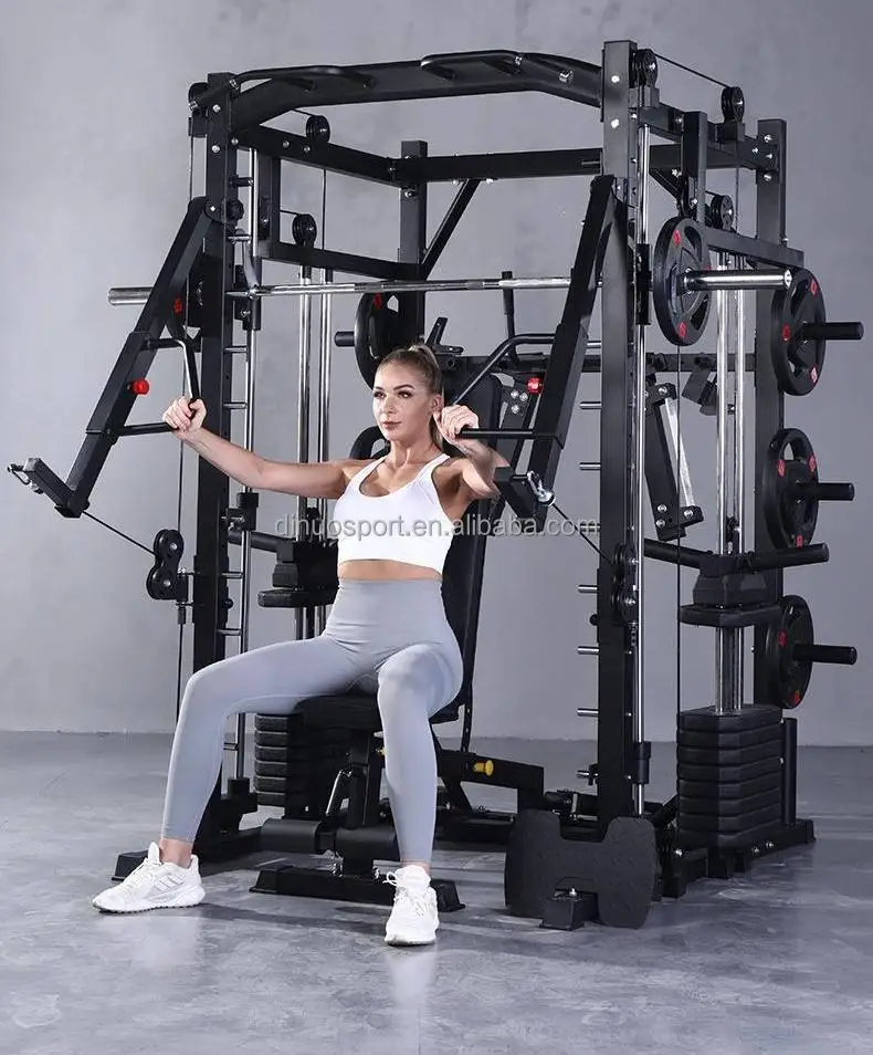 Factory Wholesale Multi-Function Smith Machine Squat Rack for Gym ...