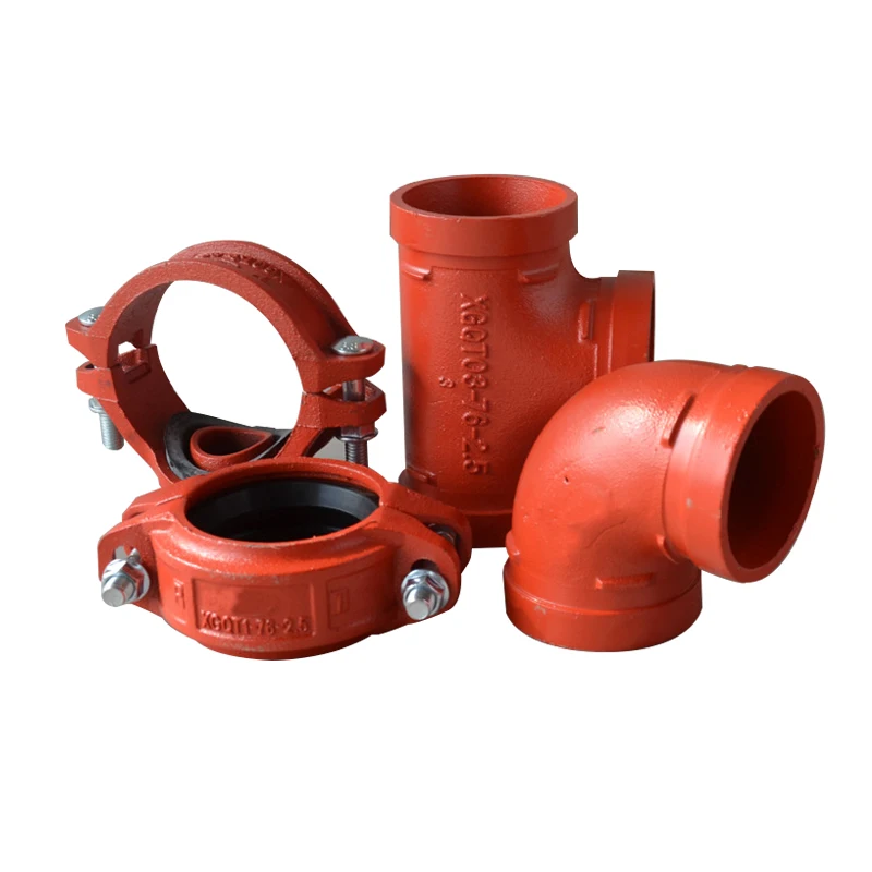 Rigid Grooved Coupling Ductile Iron Pipe And Fittings - Buy Grooved ...