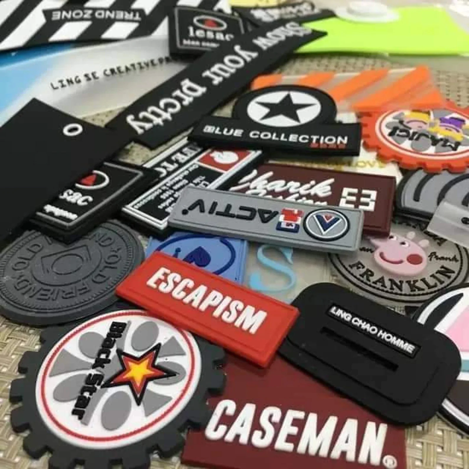 Custom Raised Rubber logo PVC Patches Badge Silicone Patch| Alibaba.com