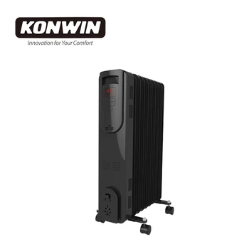 Konwin Oil Filled Radiator Heater With Adjustable Thermostat,Led ...
