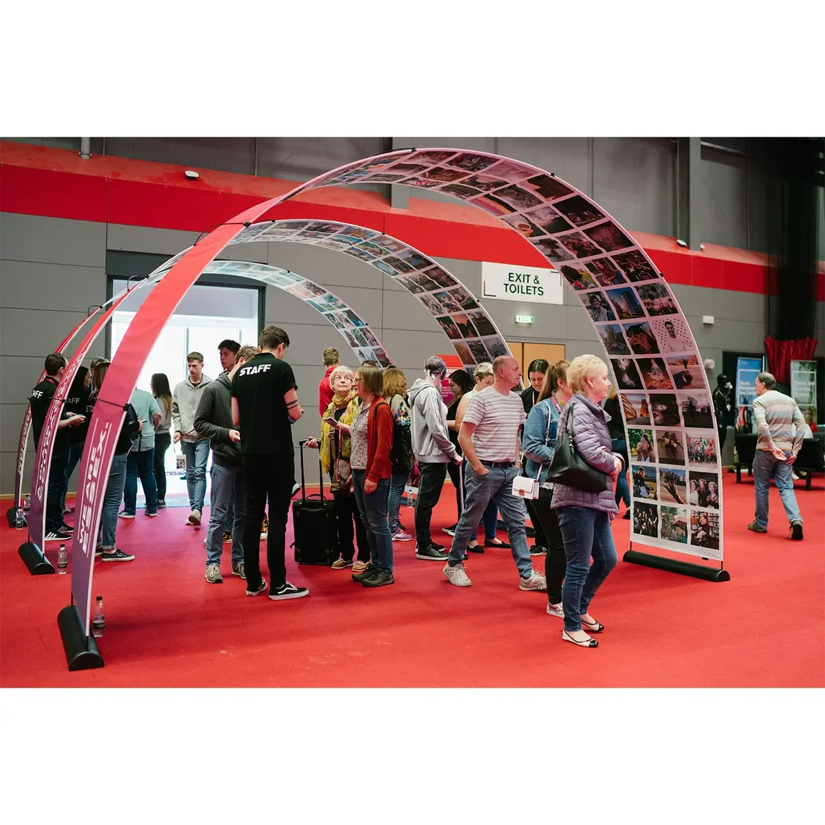 Tension Arch Display Backdrop Custom Printing Hot Selling Bow Backdrop ...