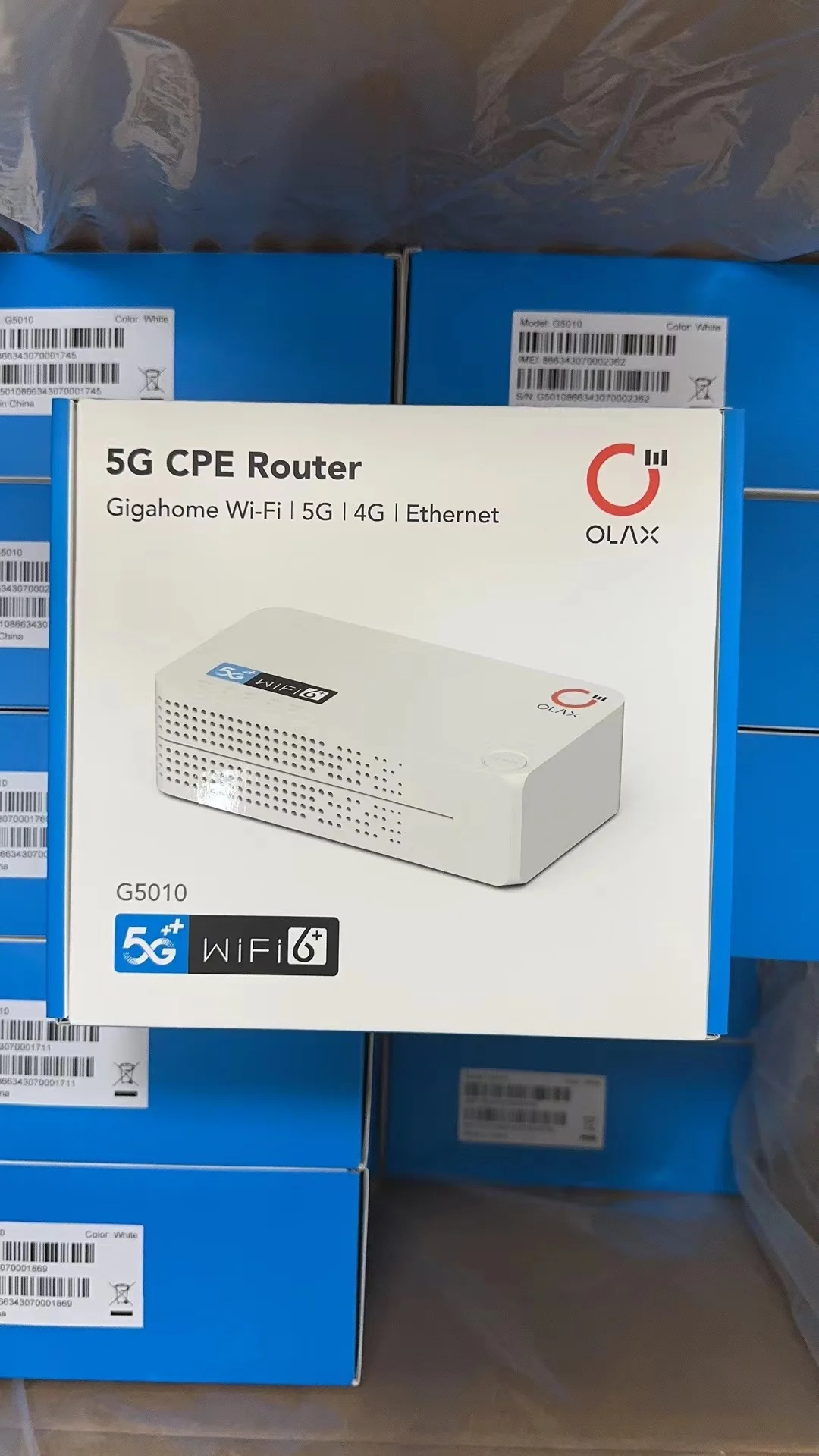 Olax G5010 4g 5g Lte Router 1024mbps Lan Port Type-c Dual Band Wifi6 ...