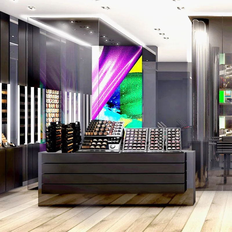 Customized Boutique Vitrine Perfume Showcase For Interior Design ...