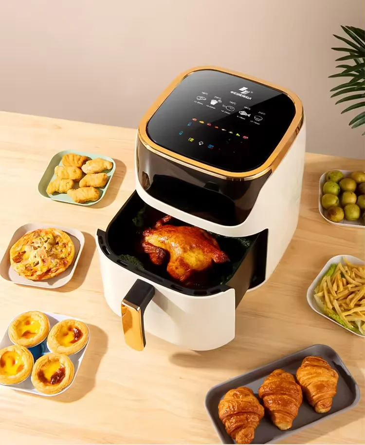 8l Ovens Smart Air Fryers Multifuncional Mechanical Voice Touch Screen ...