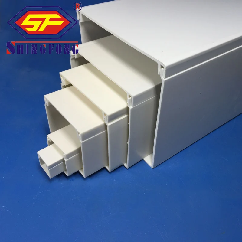 Decorative Plastic Wire Duct PVC Wiring Duct Cable Channel