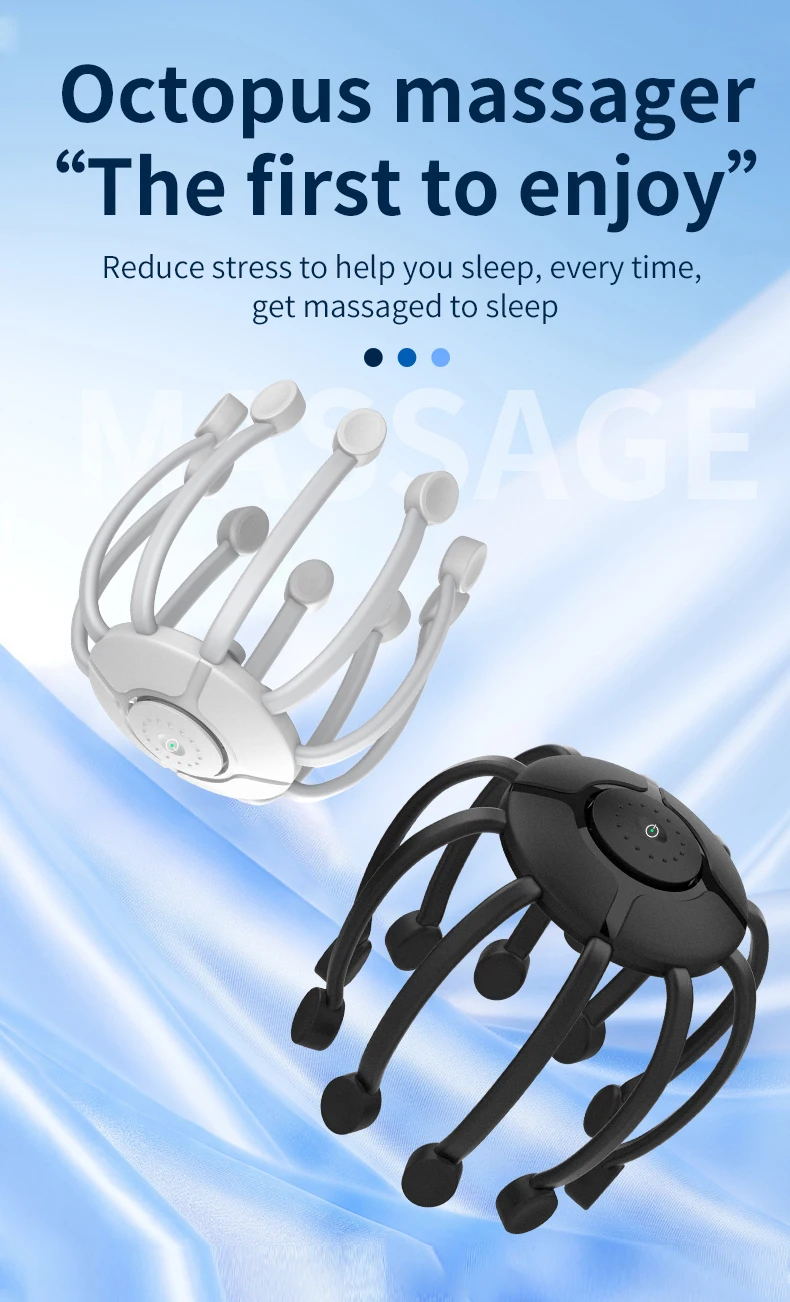 Electric Head Vibration,Full Body Relaxation,Scalp Massage,Promote ...