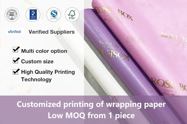Waterproof Bouquet Packaging Translucent Korean Paper Wood Pulp Virgin ...