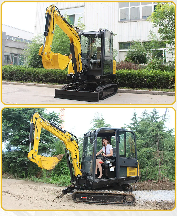 Rippa Mini Excavators Machine 3t 4t 5t 4 5 Ton Small Crawler Bagger ...