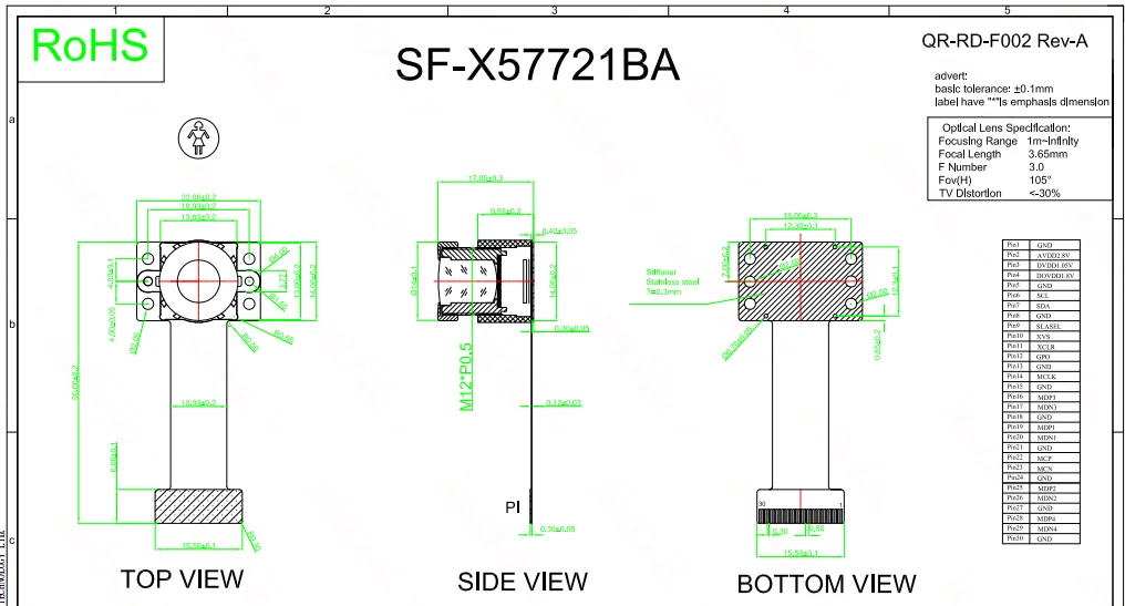 12MP IMX577 CMOS Sensor Camera Module - Smart & Reliable