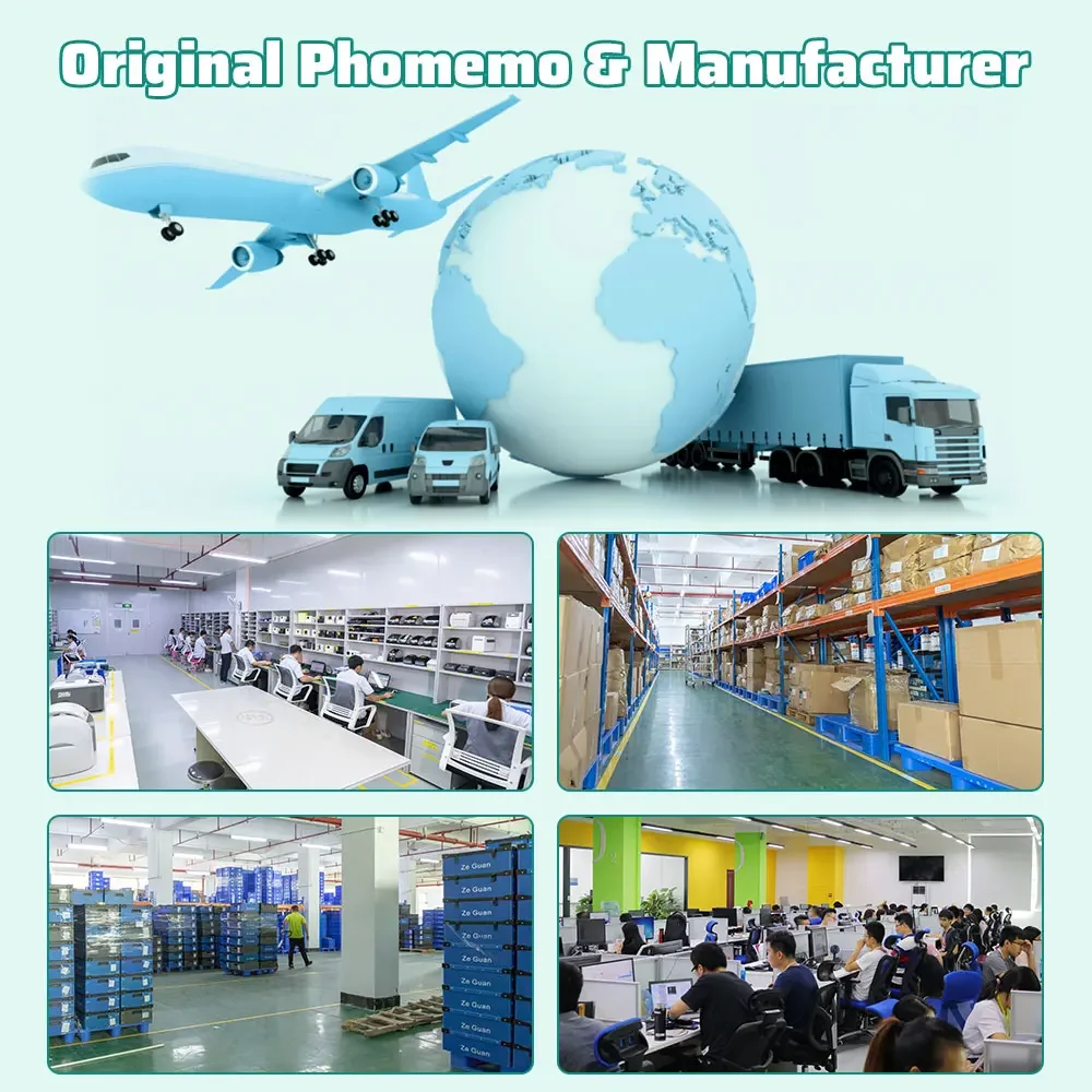 Phomemo T02 Portable Mini Home Office Wireless Thermal Pocket Printer ...