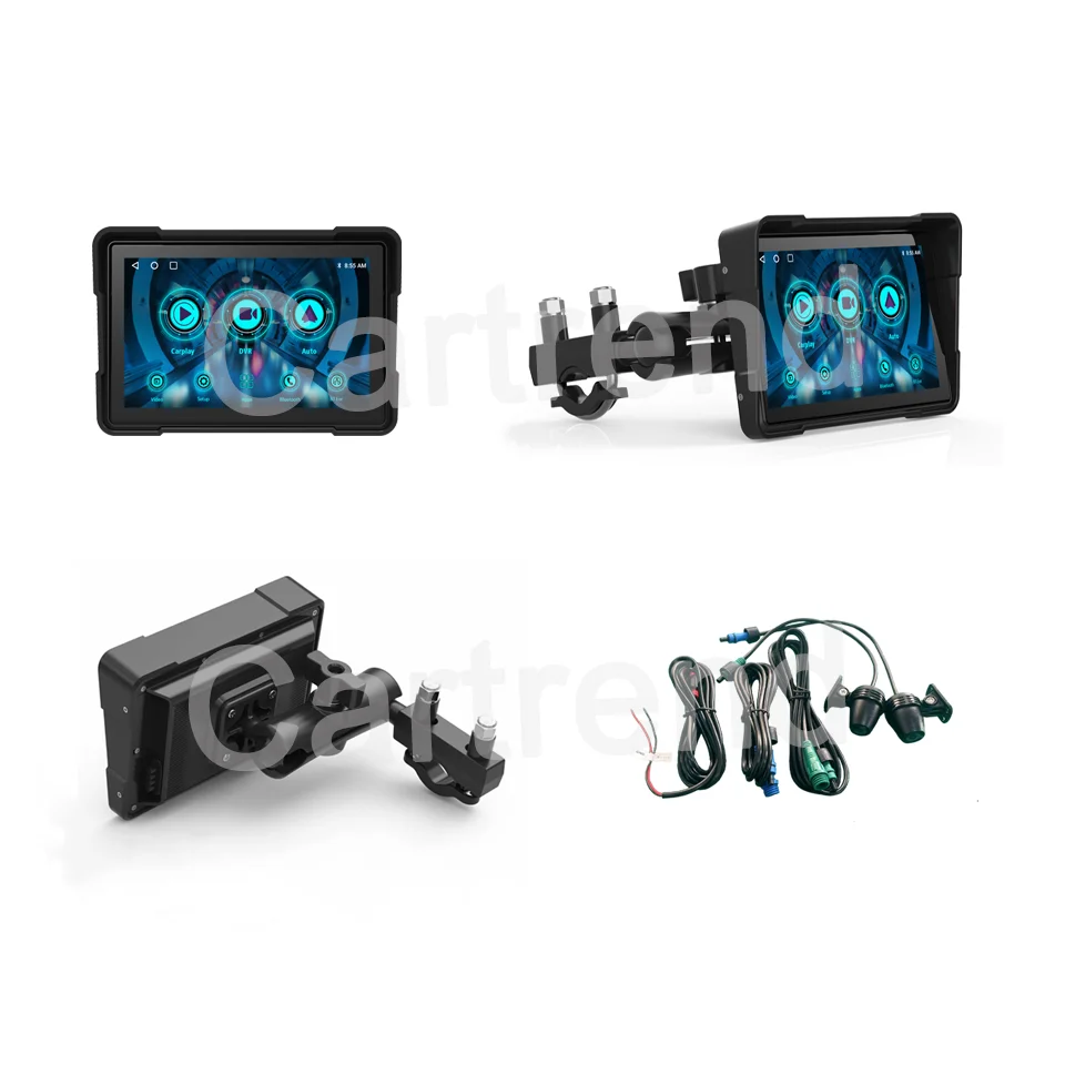 Wireless Motorbike Carplay Screen Motorcycle Android Auto Display Dvr ...