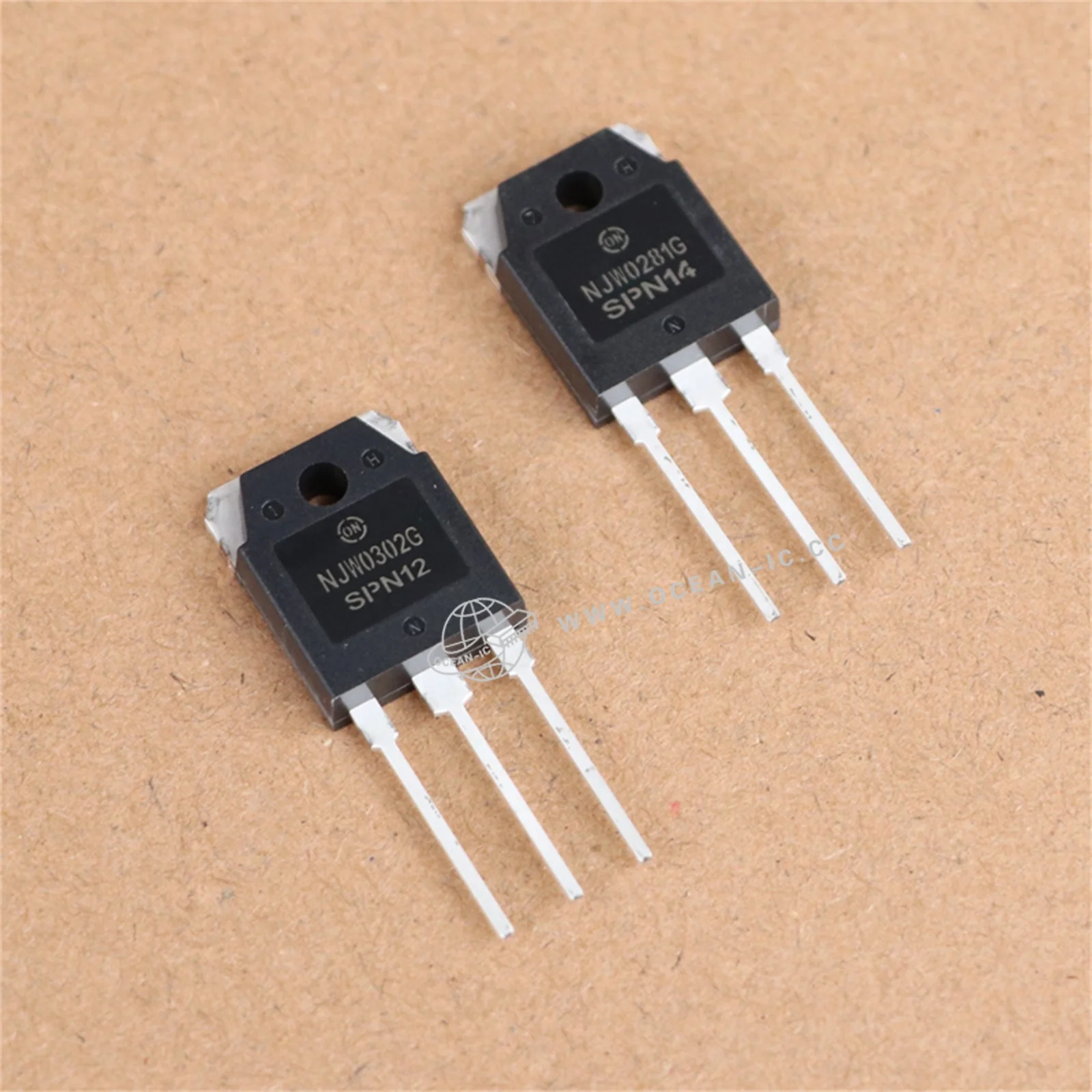 Njw0302 Njw0281 Original On To-3p 150w 250v 15a Complementary Npn Pnp Silicon Power Amplifier ...
