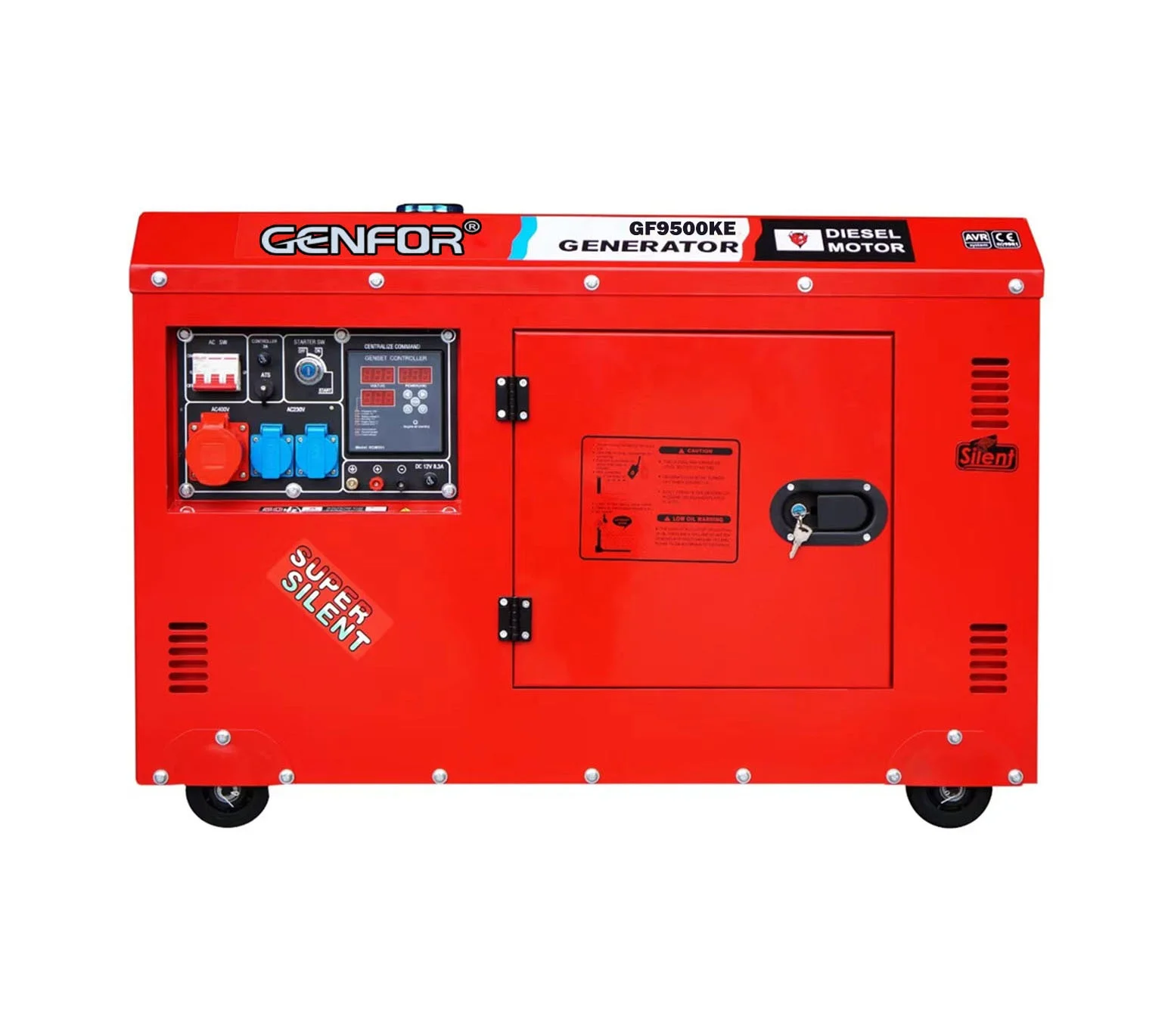 Genfor Brand 8kw 9kw 380v 400v Single Phase And Three Phase Generator ...