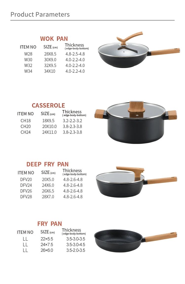 7 Cooking Pot Set Cookware Bakelite Handle Cookware Set Black Bakelite ...