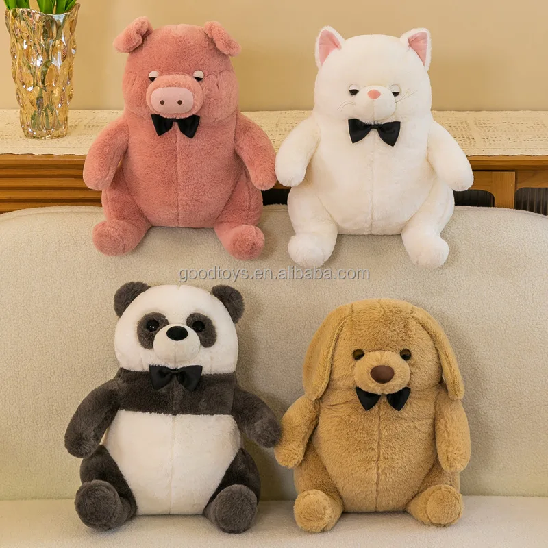 Sitting Fat Plushies Peluche Plush Animal Soft Toys Pillow Panda Dog ...