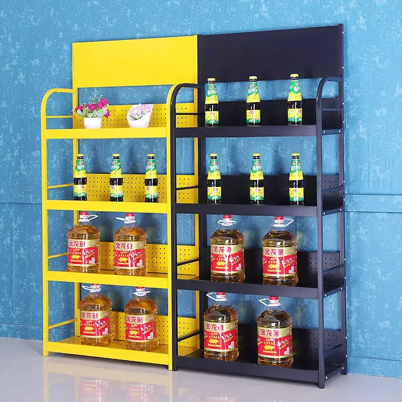 4-tier Motor Oil Display Rack - Customizable Logo & Size