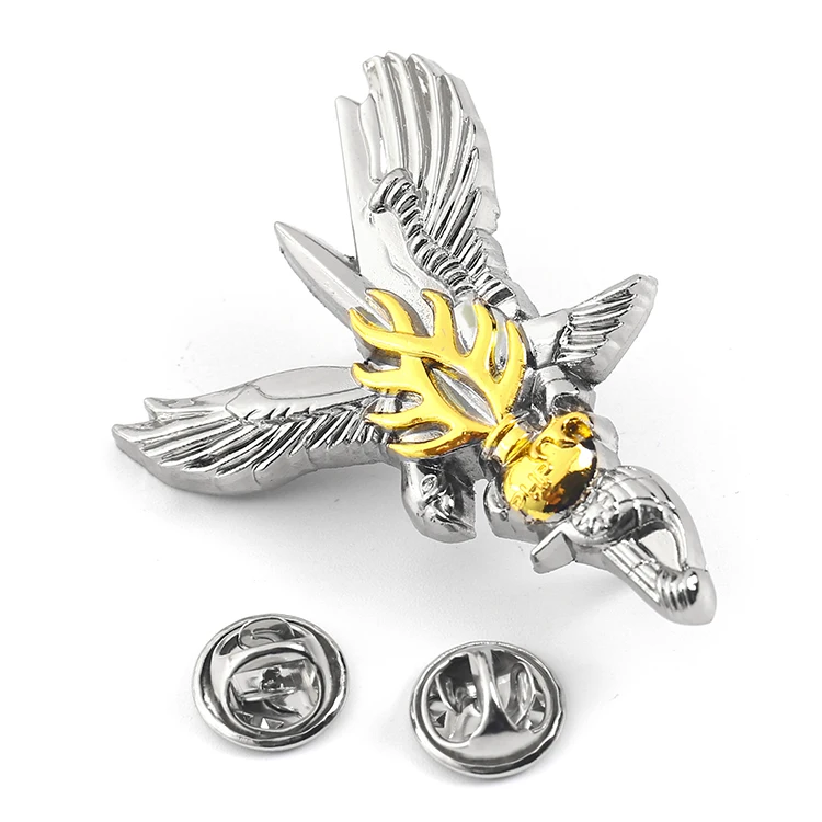 Custom Brooch Logo Metal Pearl Hard Soft Enamel Flower Brooch Pin Cloth ...