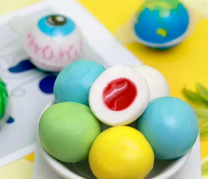 New Design Oem Custom Halloween Candy Party Candy 2g Small Ball Shape ...