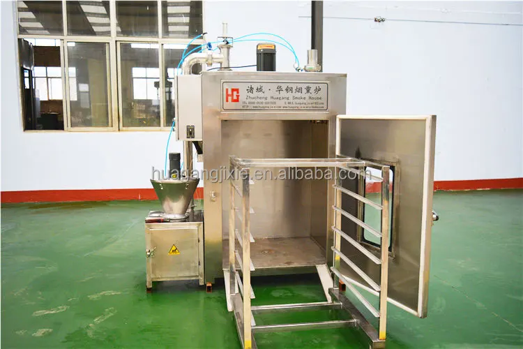 Electric 500 kg Pallet Trolley for Meat Making Smokehouse Oven ...