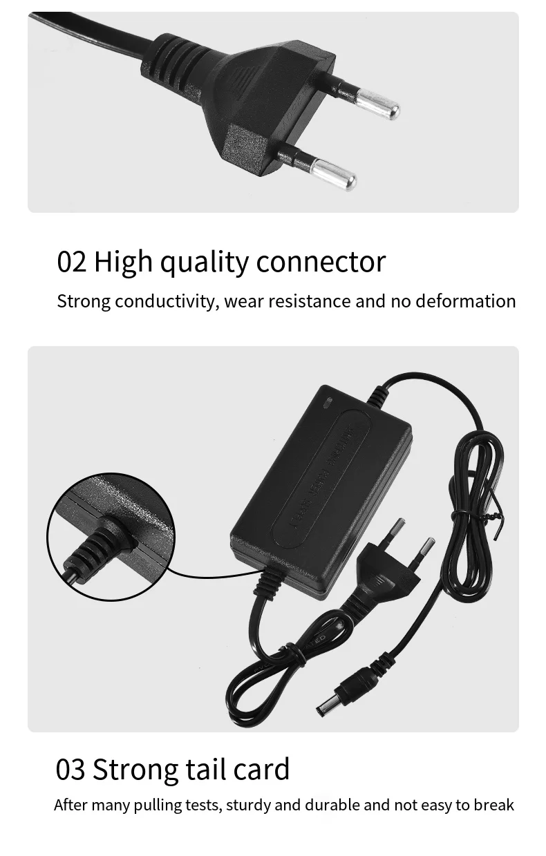 12v2a Desktop Output Adaptor Led Accessory 24v Dc Power Adapter Charger ...
